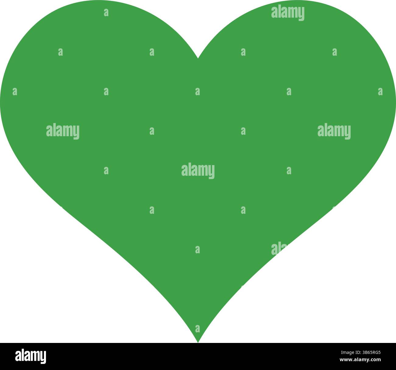 Green heart vector design Stock Vector Images - Alamy