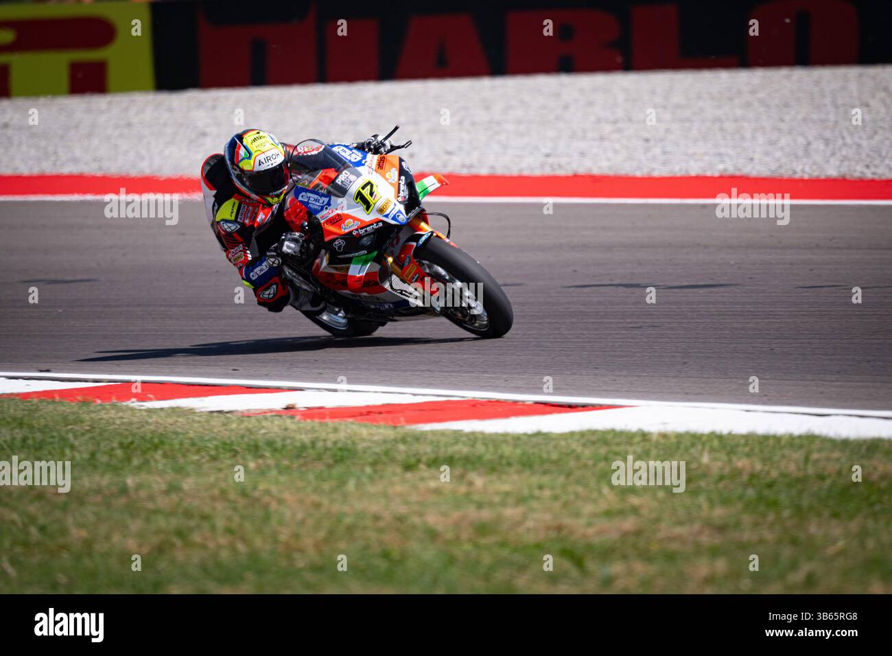 17, Ryan Vickers, GBR, Ducati Panigale V4R, Motocross Racing in action ...