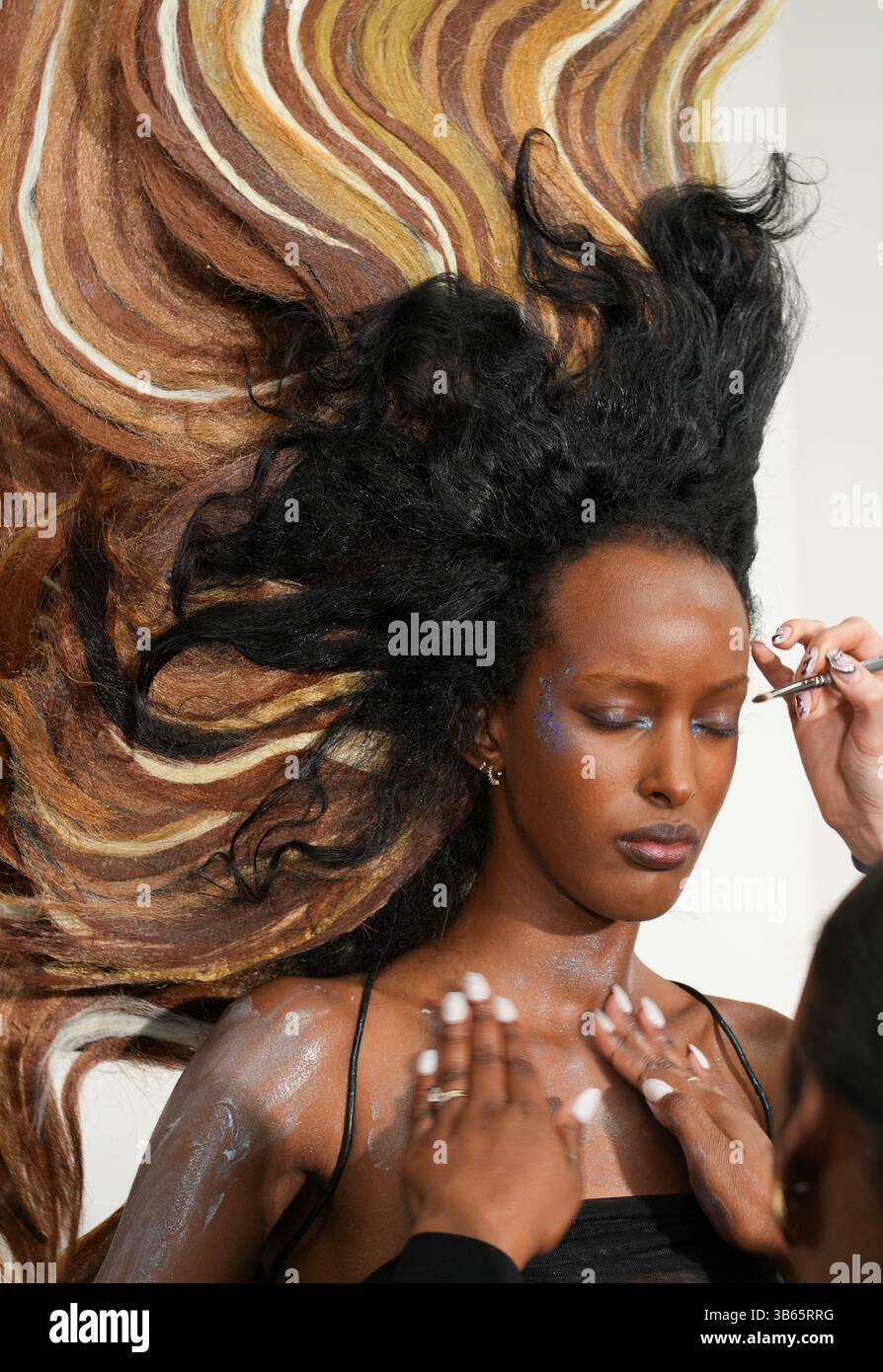 New York, New York, USA. 3rd May, 2025. (new) black hair re-imagined ...