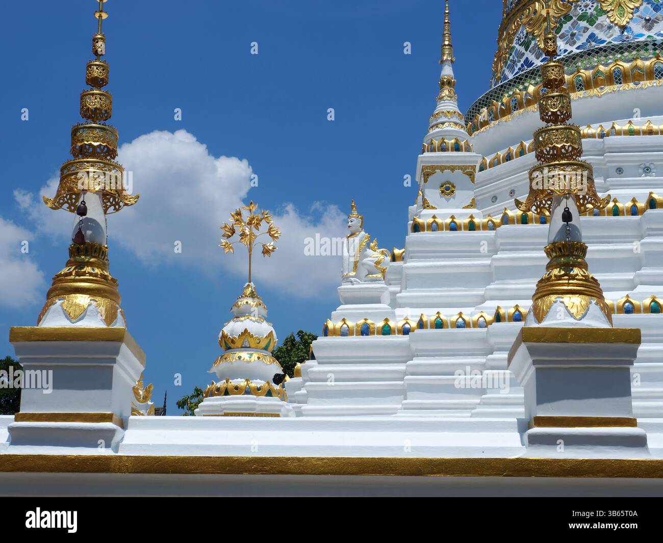CHIANG MAI, THAILAND - MAY 2, 2025 : Wat Saen Fang famous temple is an ...