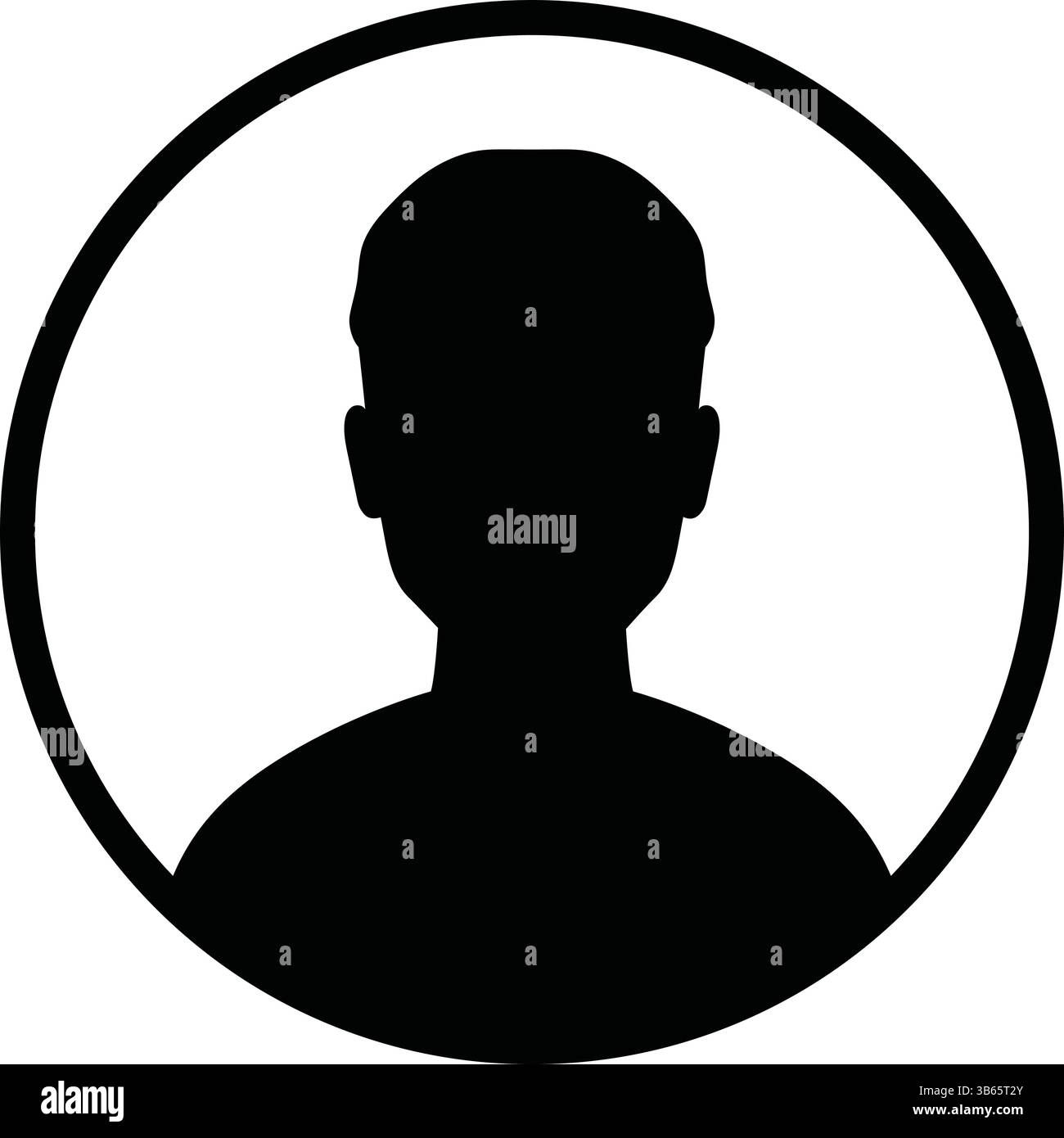 Male Silhouette Icon Profile Picture - avatar,face icon,profile icon ...