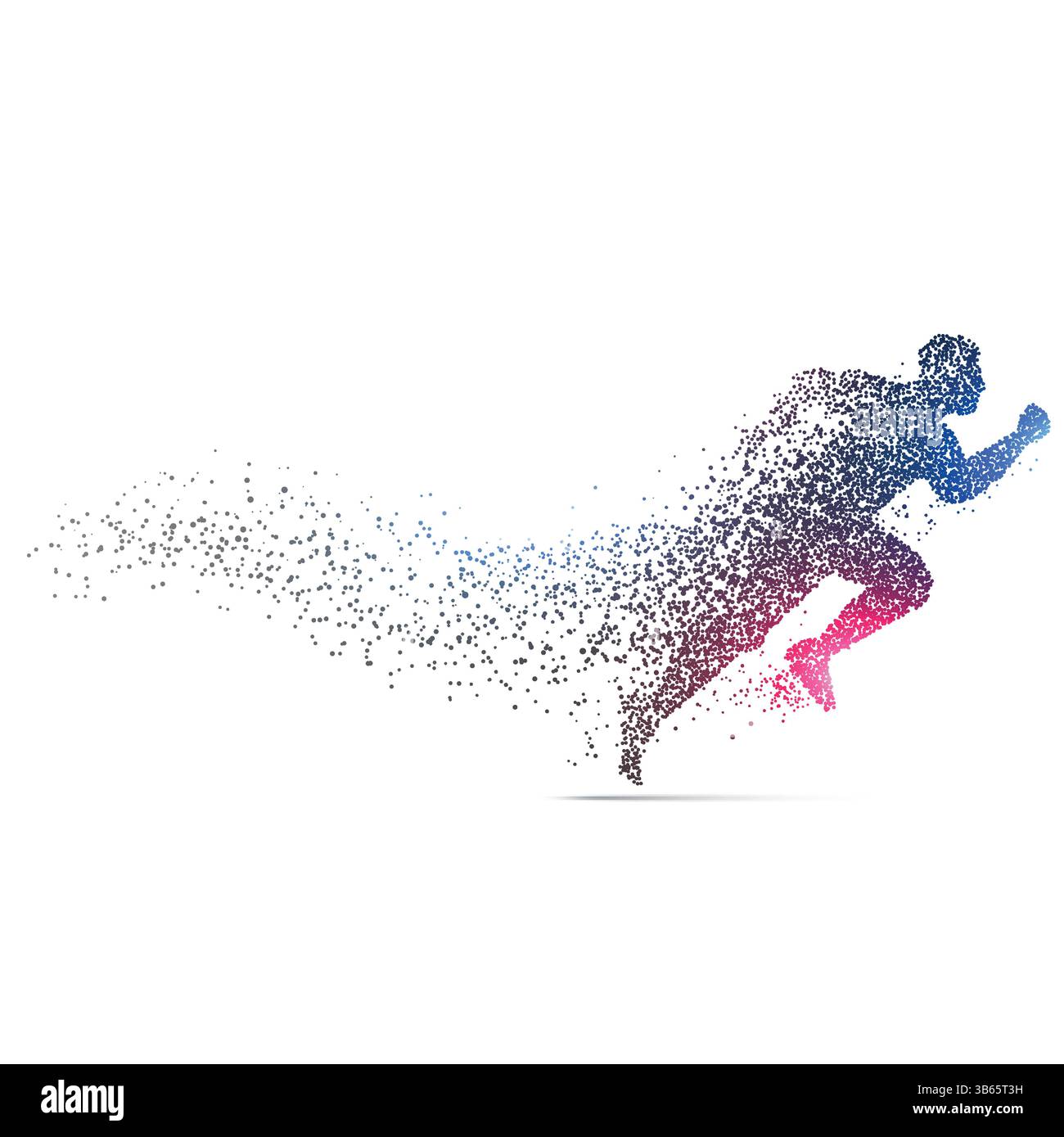 Dynamic particle movement Stock Vector Images - Alamy