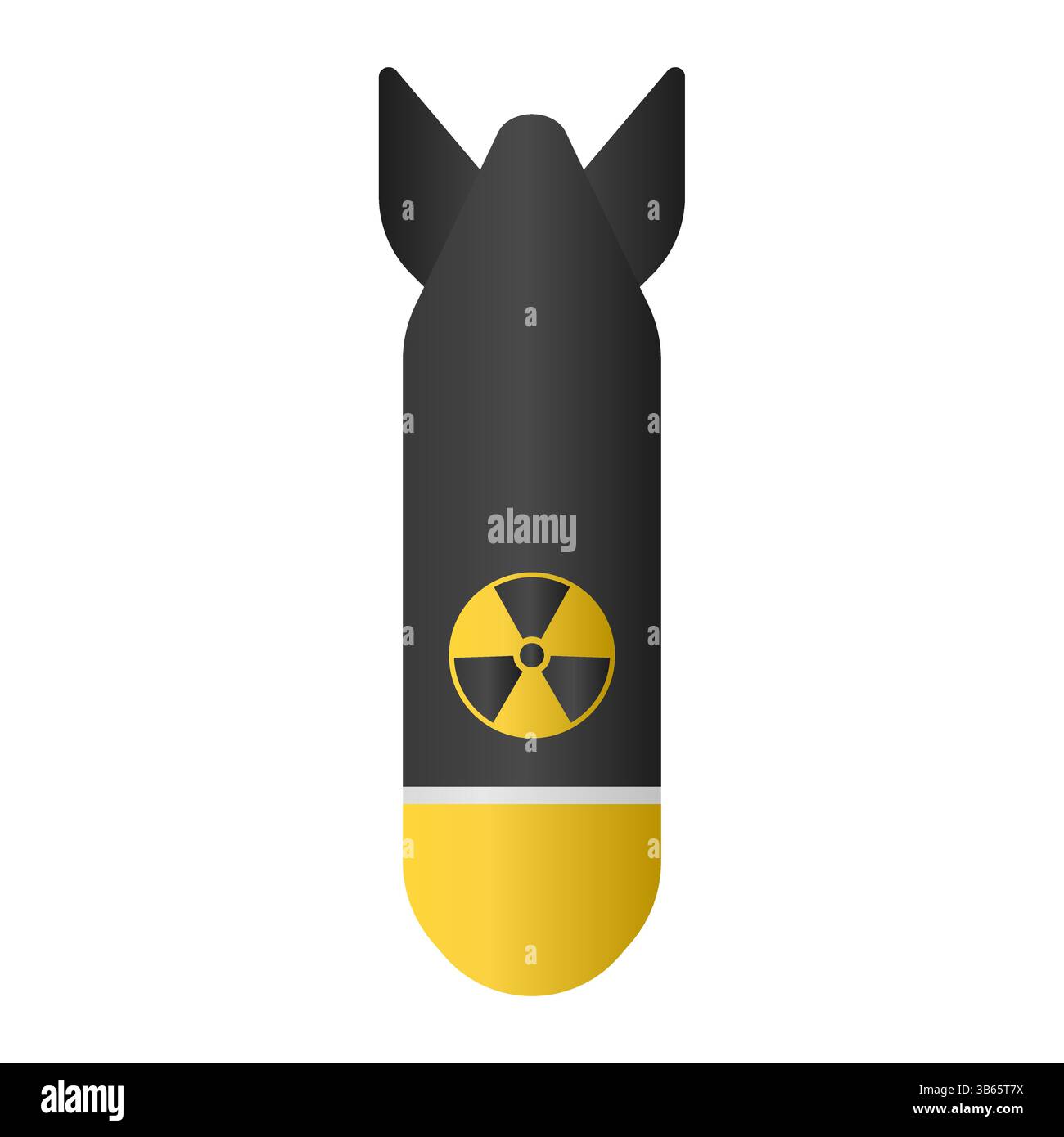 Dangerous Weapon Nuclear Bomb Vector. Rocket Bomb Flying Down. Dangerous Nuclear Atomic Bomb ...