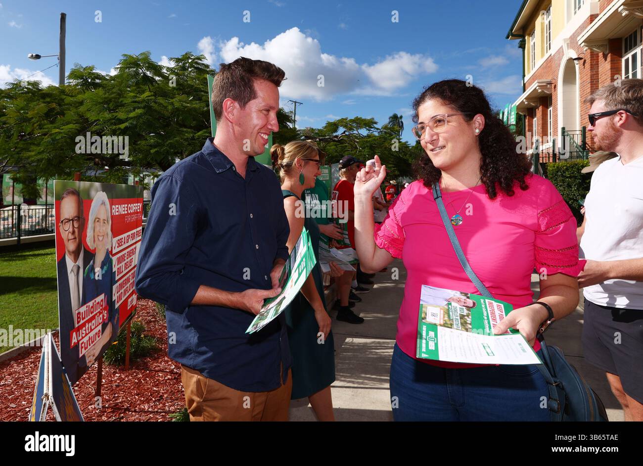 Brisbane, Australia. 03rd May, 2025. Greens MP Max Chandler-Mather at ...