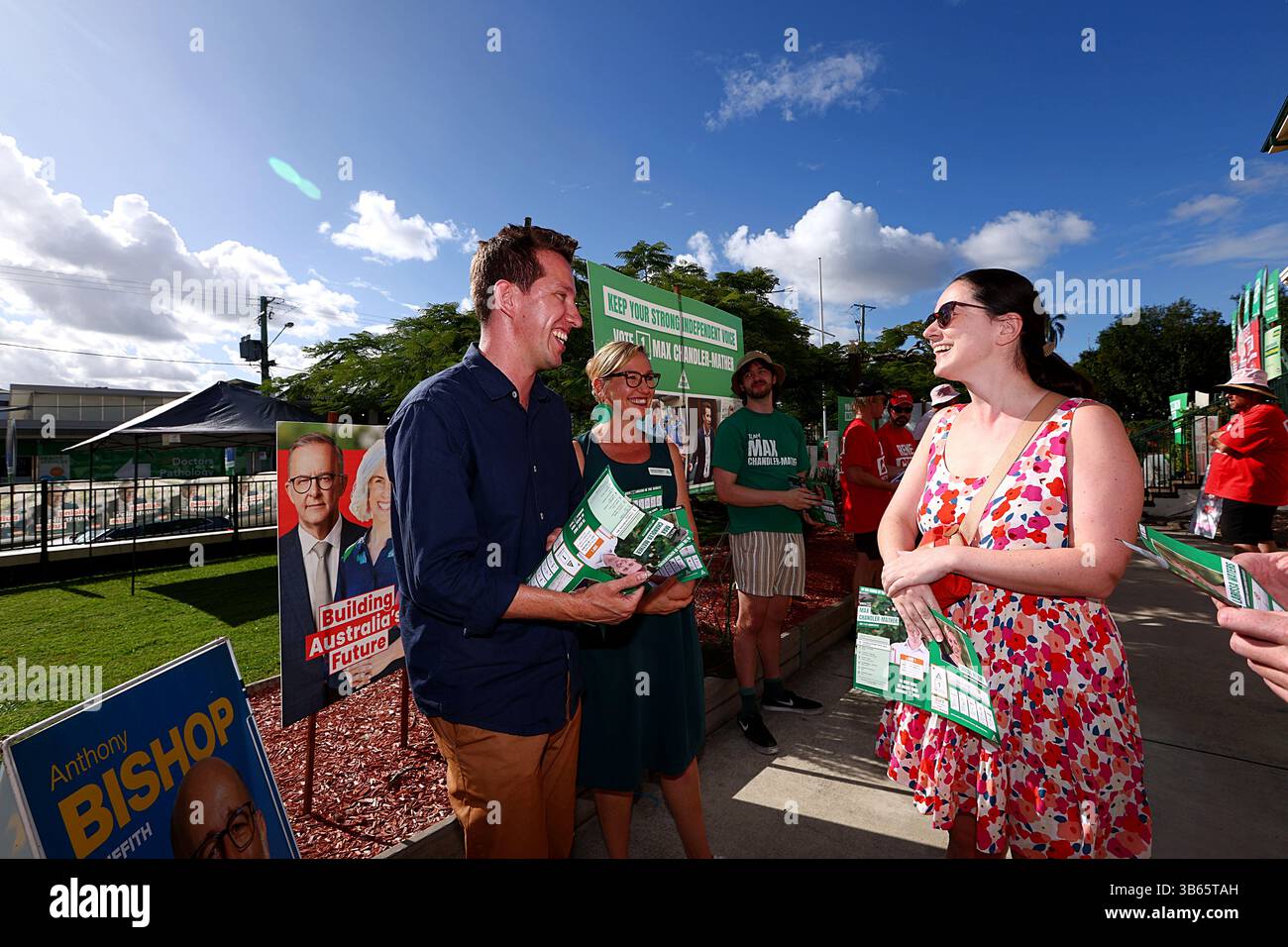 Brisbane, Australia. 03rd May, 2025. Greens MP Max Chandler-Mather at ...