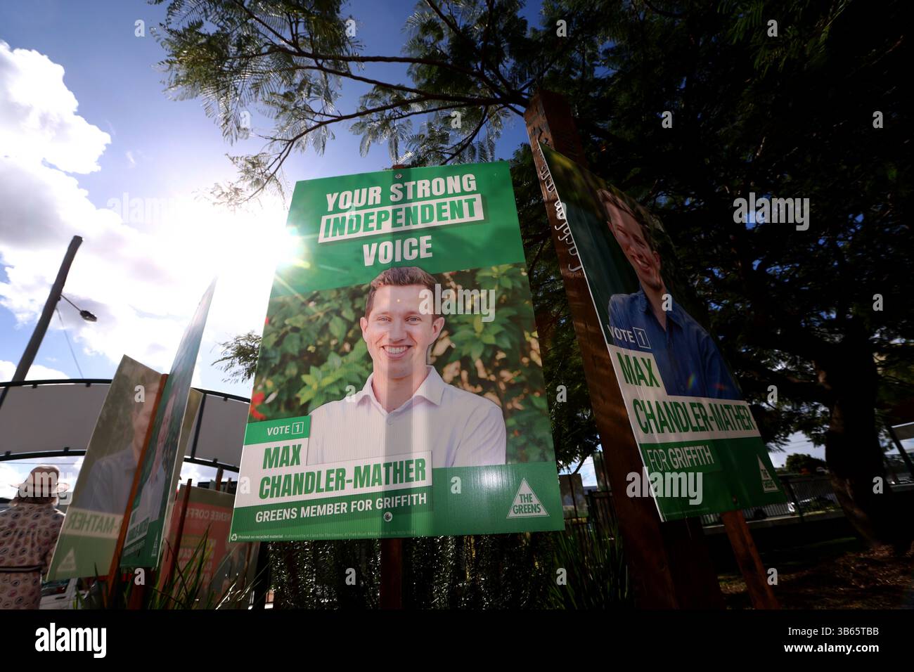 Brisbane, Australia. 03rd May, 2025. Greens MP Max Chandler-Mather at ...