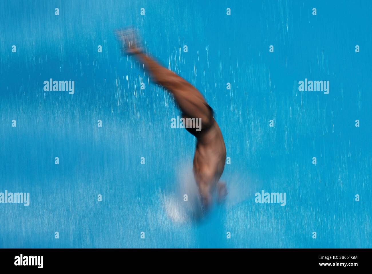 Moritz Wesemann of Germany competes in the Men's 3m Springboard event ...