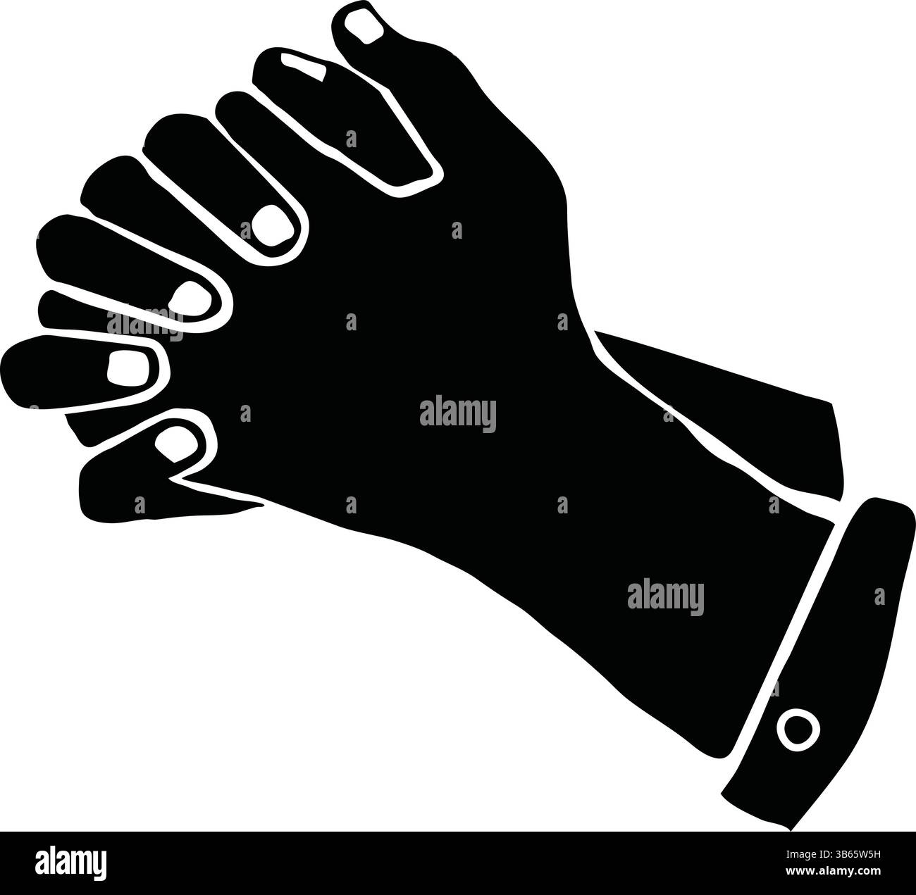 In the hands of god Stock Vector Images - Alamy