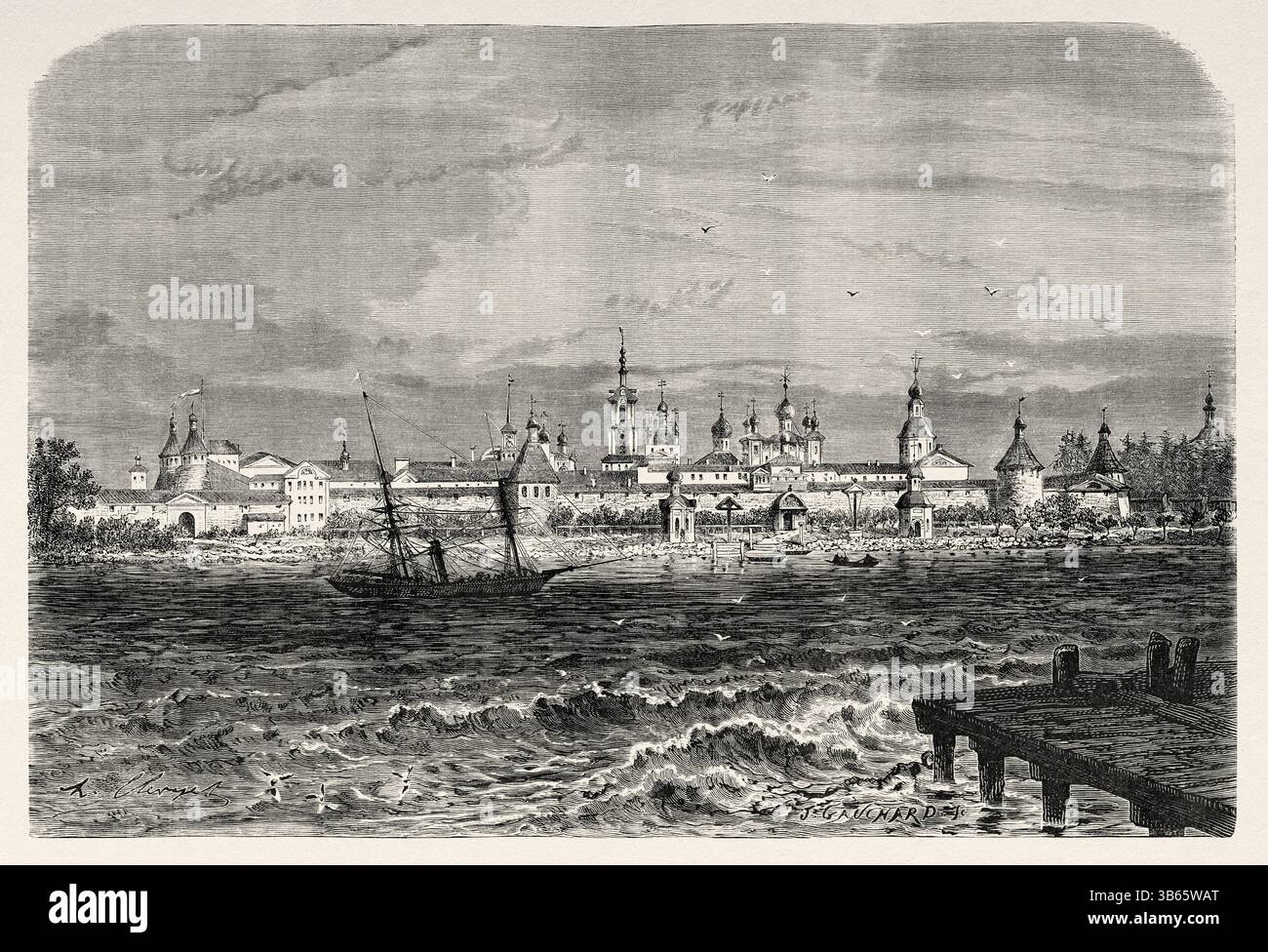 The Solovetsky Monastery is a fortified monastery located on the ...