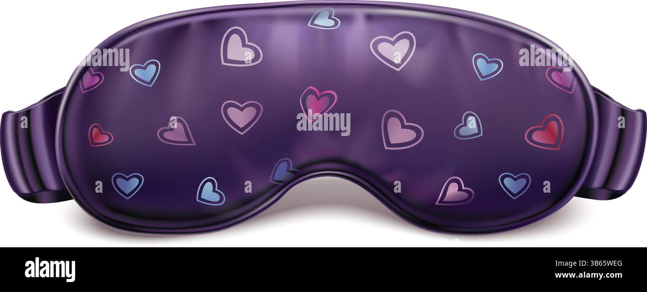 Realistic Shiny Pink Silk Sleep Mask for Bedtime Comfort and Eye ...