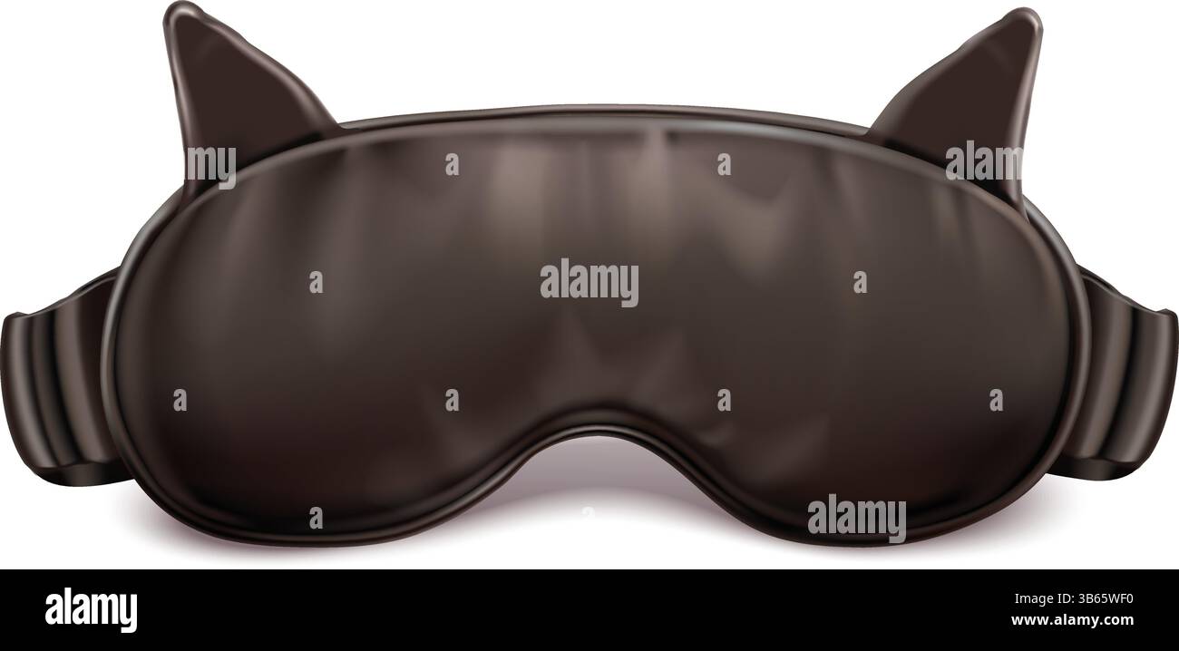 Sleeping mask icon flat Cut Out Stock Images & Pictures - Alamy
