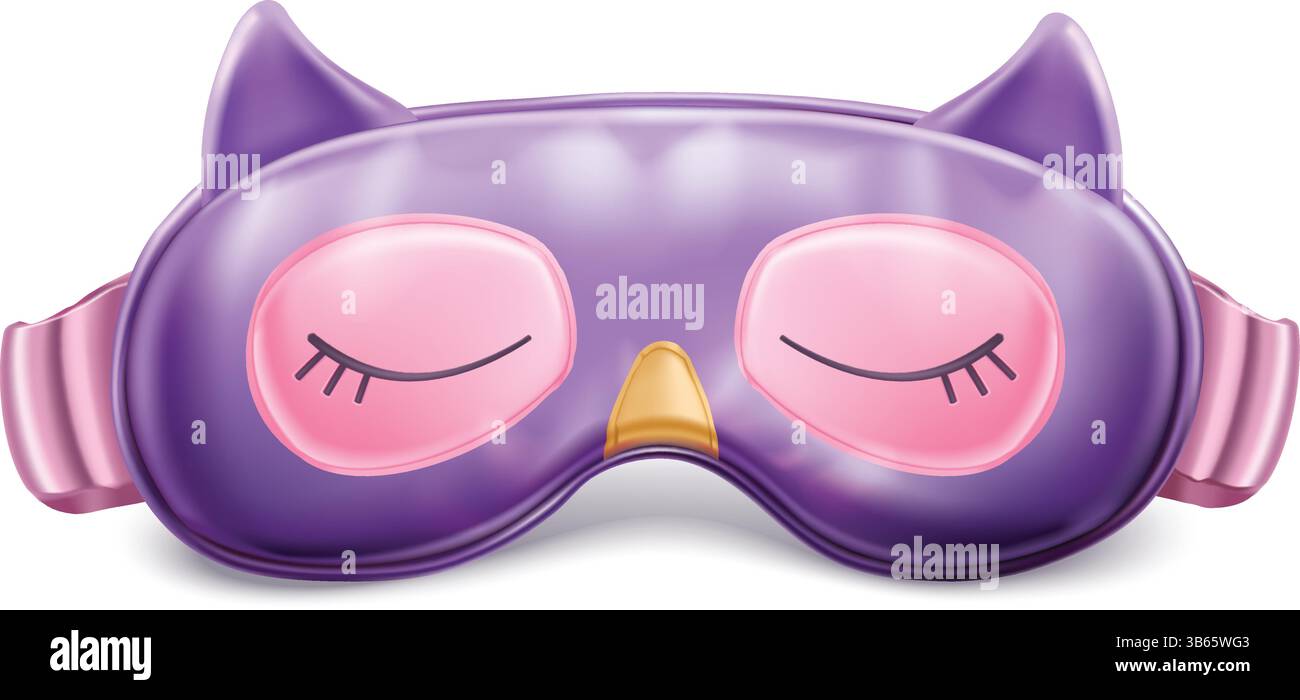 Realistic Shiny Pink Silk Sleep Mask for Bedtime Comfort and Eye ...