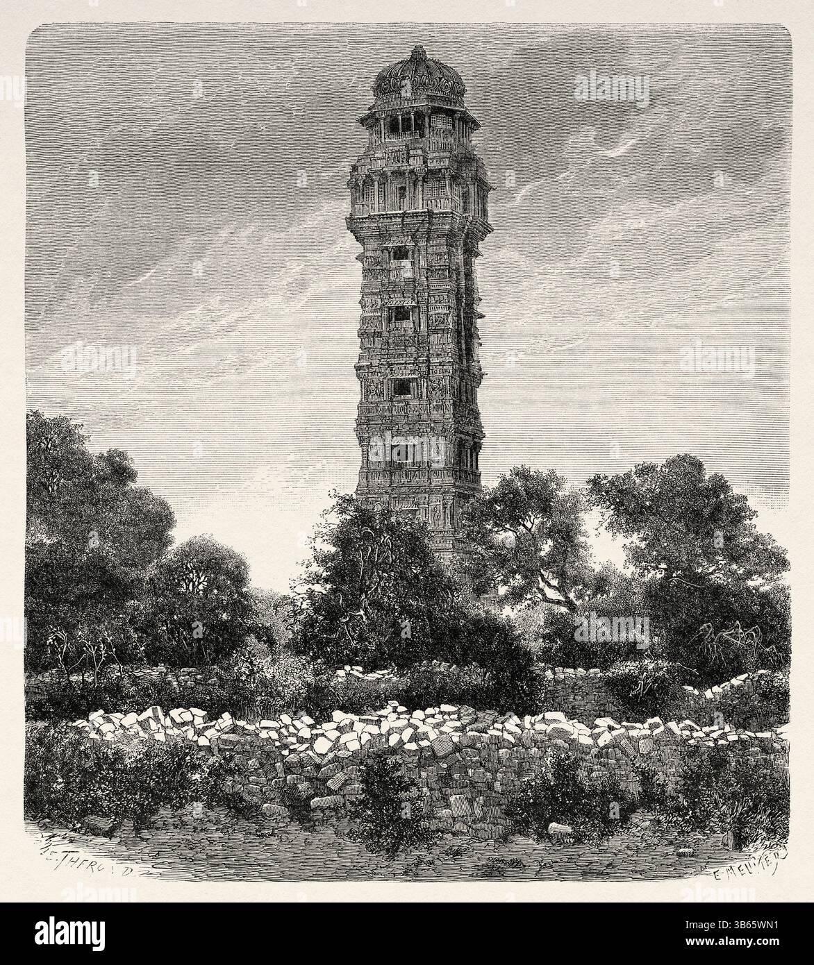 The Vijaya Stambha is a Rajput victory monument located within Chittor ...