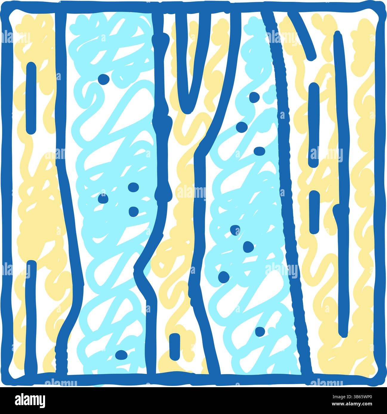 wood material with resin art icon doodle illustration Stock Vector ...