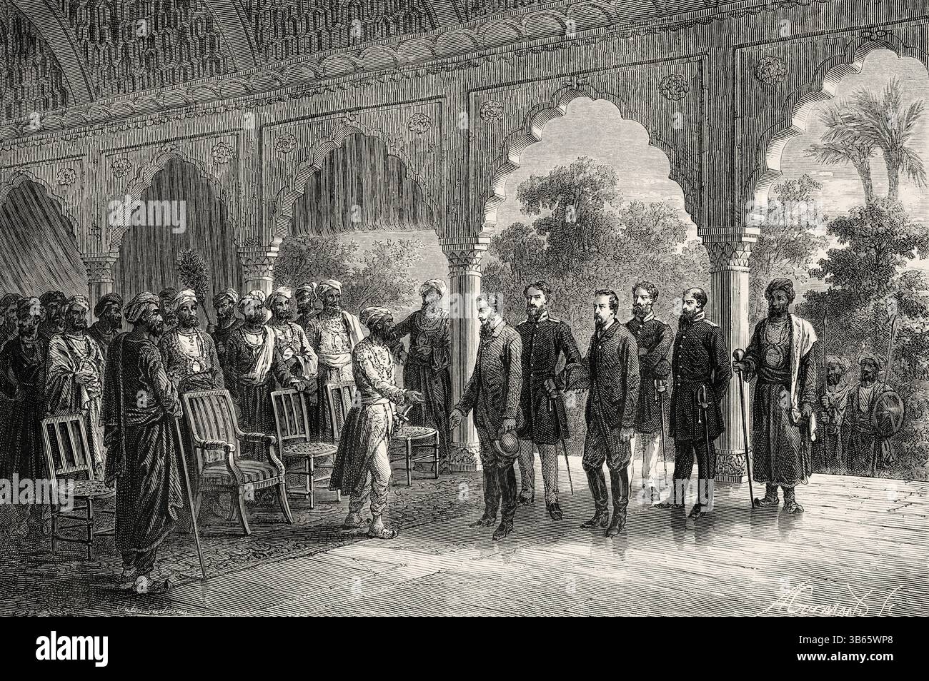 Indian king chair hi-res stock photography and images - Alamy