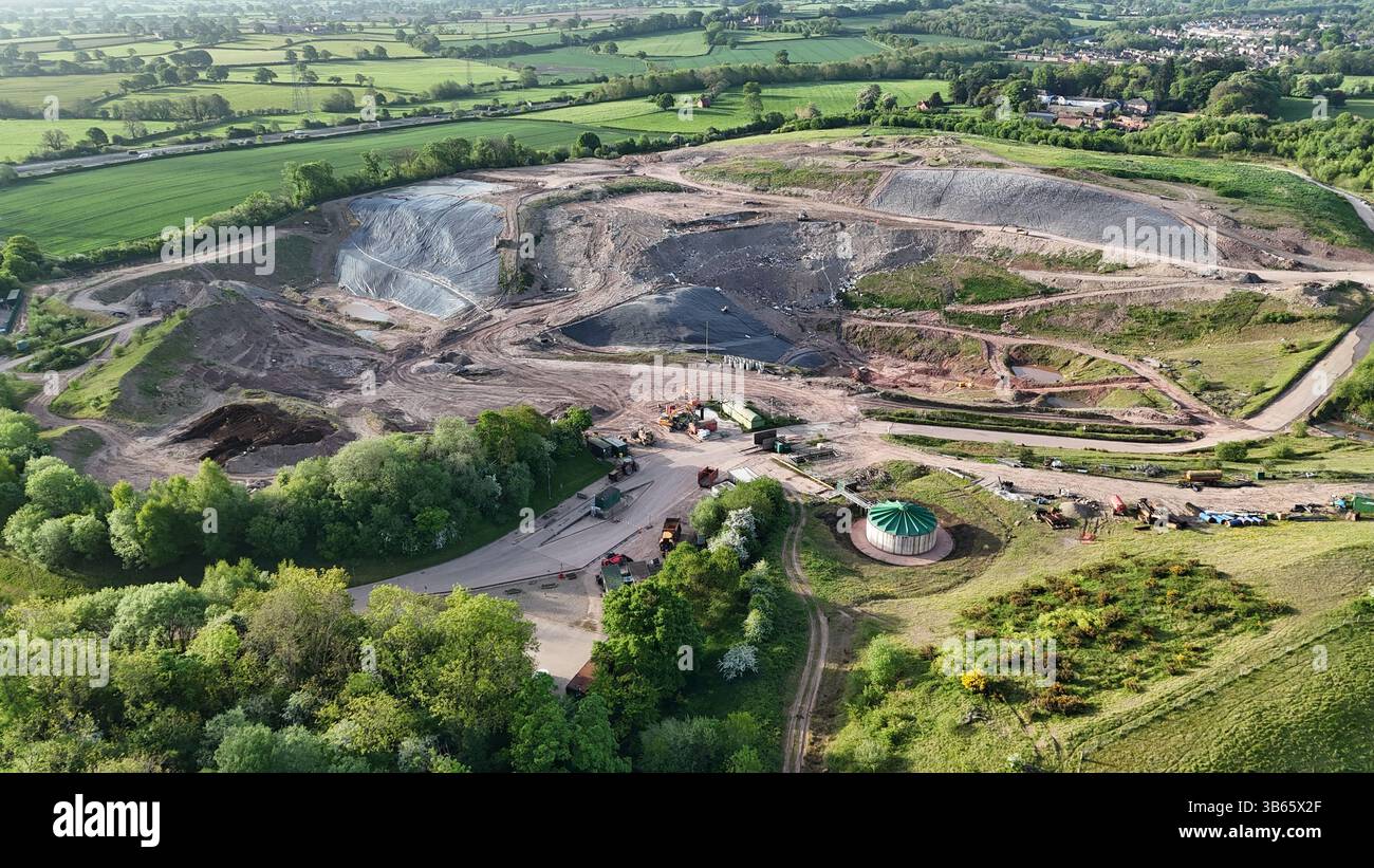 Hafod landfill site, Wrexham Stock Photo - Alamy