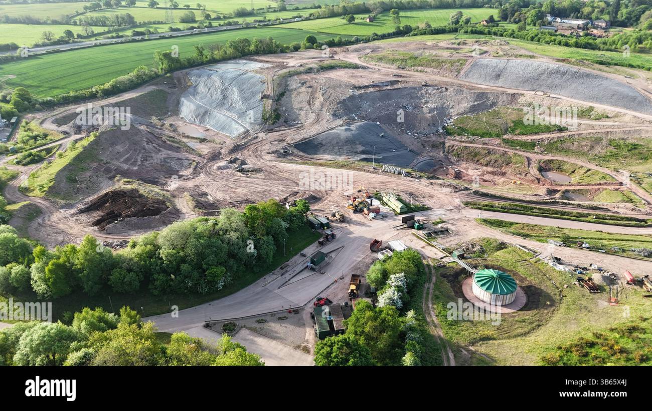 Hafod landfill site, Wrexham Stock Photo - Alamy