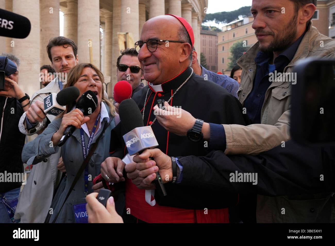 Cardinal Fernando Natalio Chomalí Garib arrives at the Vatican ...