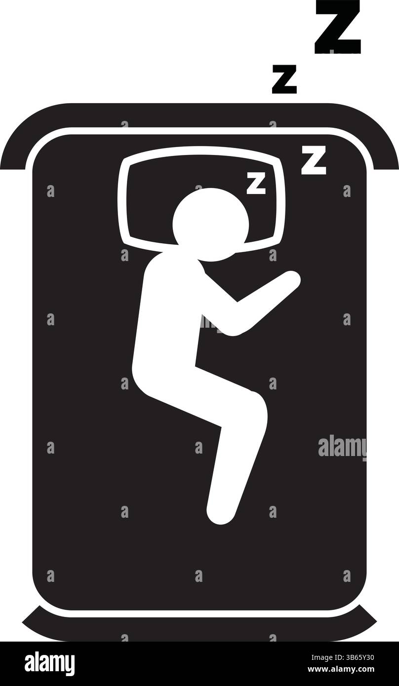 Sleep time schedule icon Stock Vector Images - Alamy