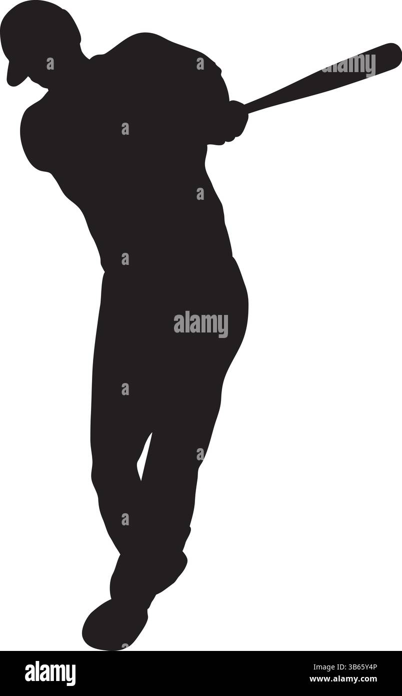 Baseball player hitting bat hi-res stock photography and images - Alamy