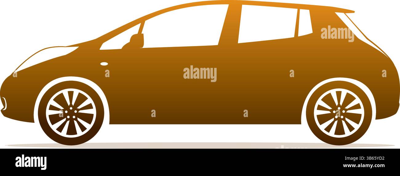 Smooth car design Stock Vector Images - Alamy