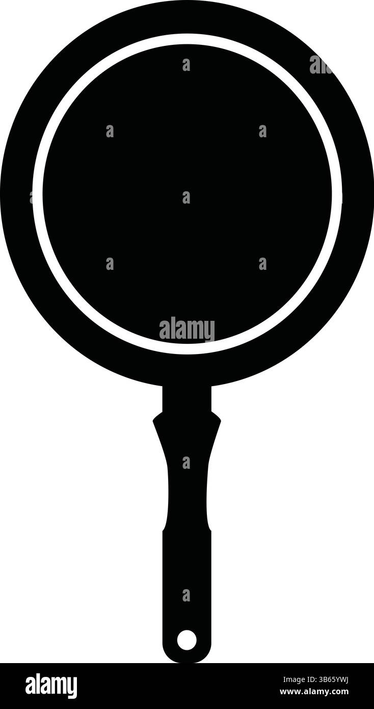 Frying pan clipart Black and White Stock Photos & Images - Alamy