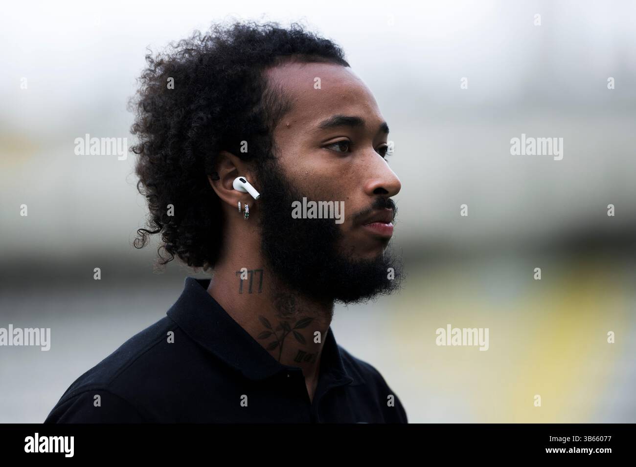 Turin, Italy. 2 May 2025. Gianluca Busio of Venezia FC looks on prior ...