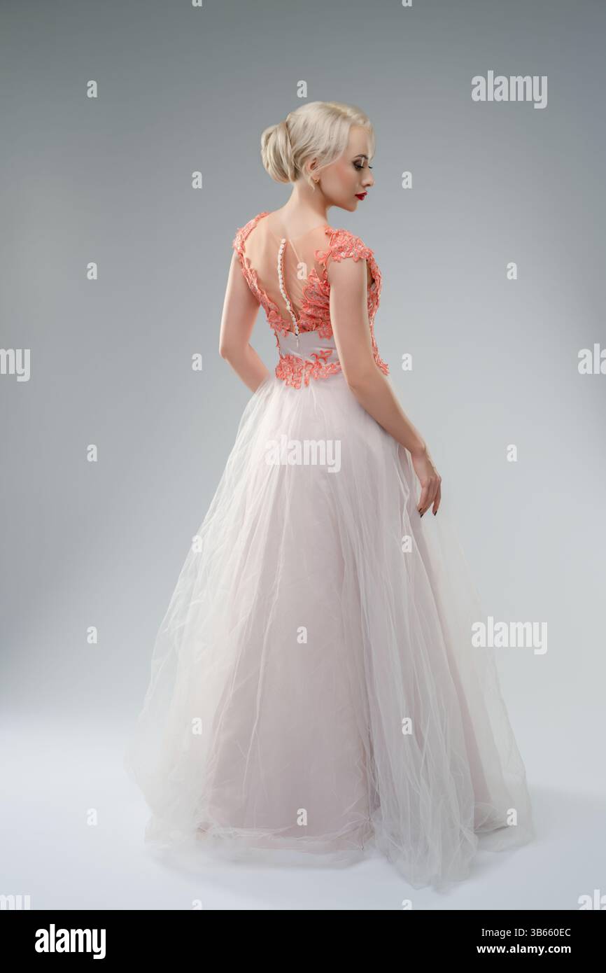 Bridal portrait in studio setting with dramatic blood effect Stock ...
