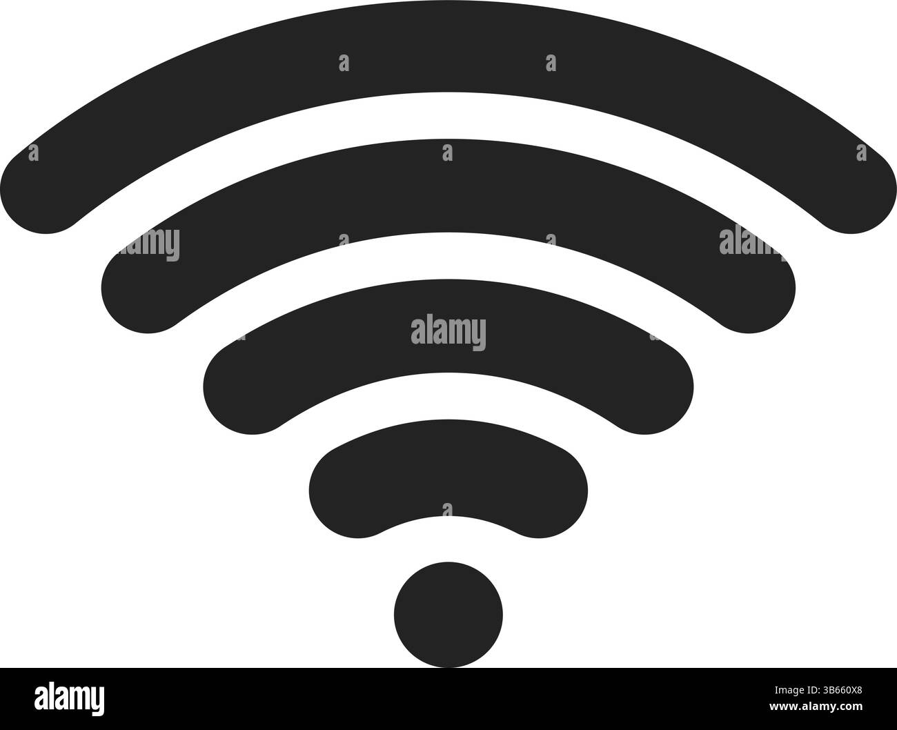 Wifi signal strength Stock Vector Images - Alamy