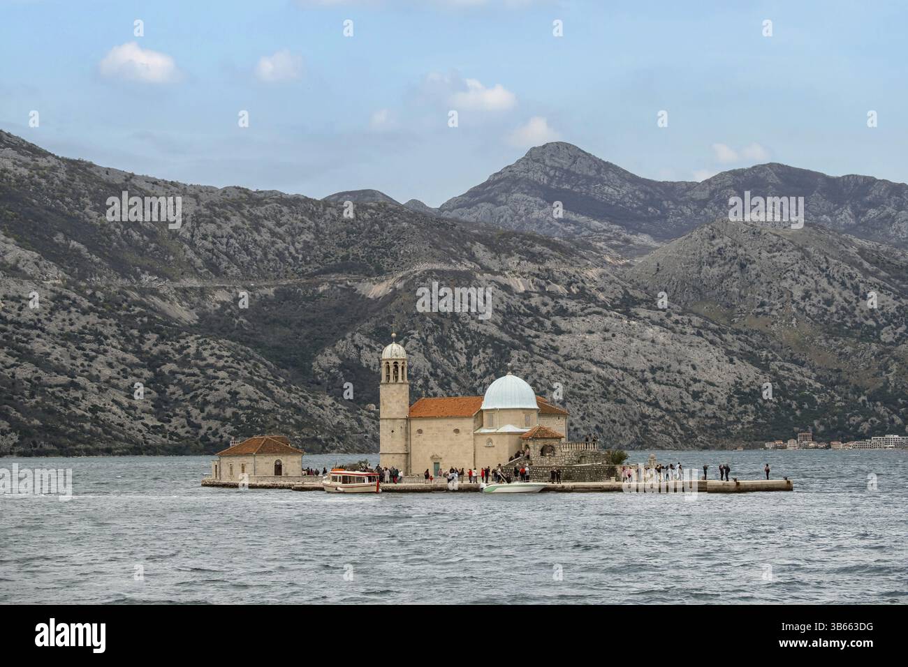 The island of Gospa od Skrpjela, Mary of the Rock, Bay of Kotor ...