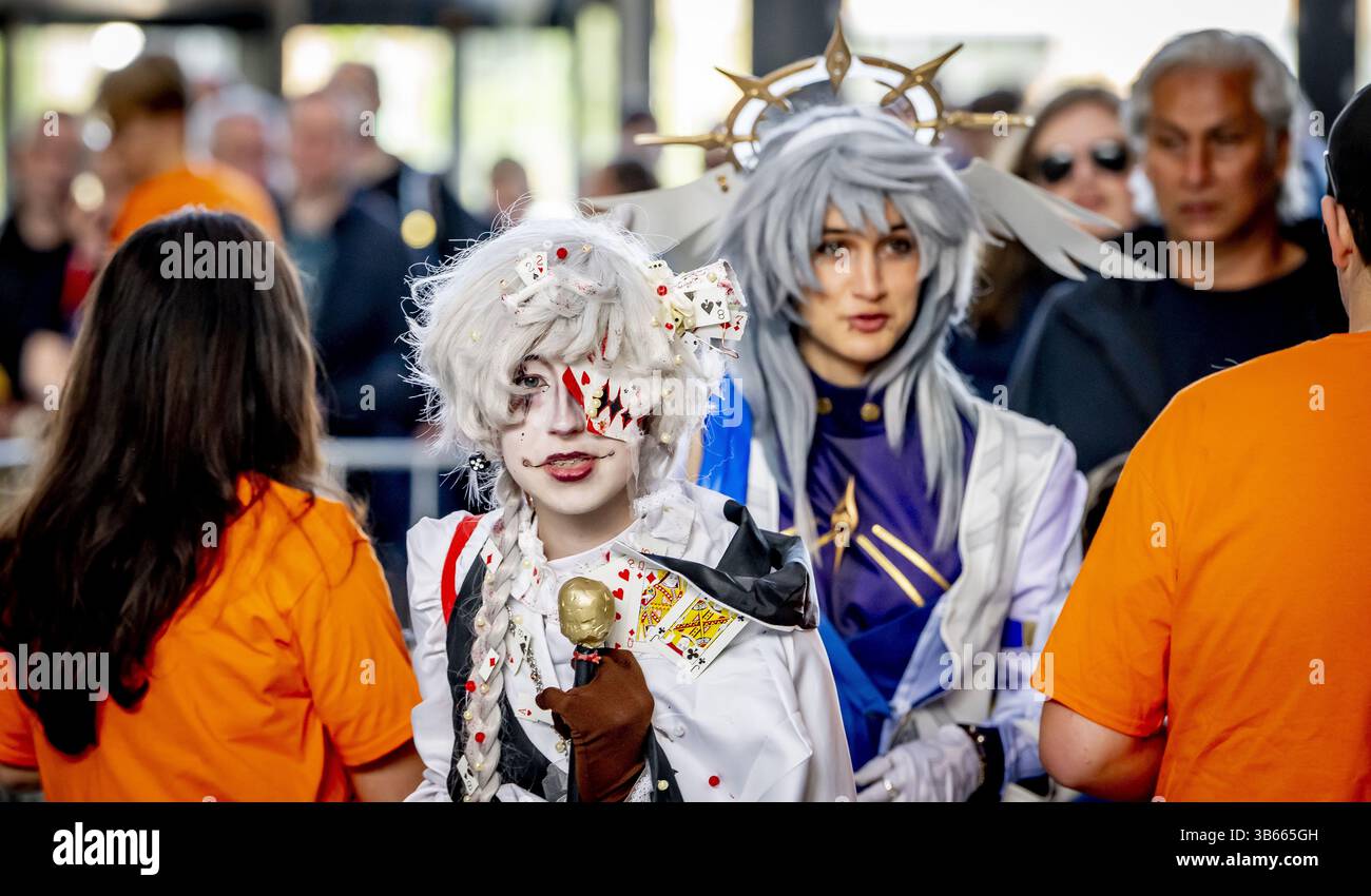 DEN BOSCH - Visitors during Comic Con Holland in the Brabanthallen ...