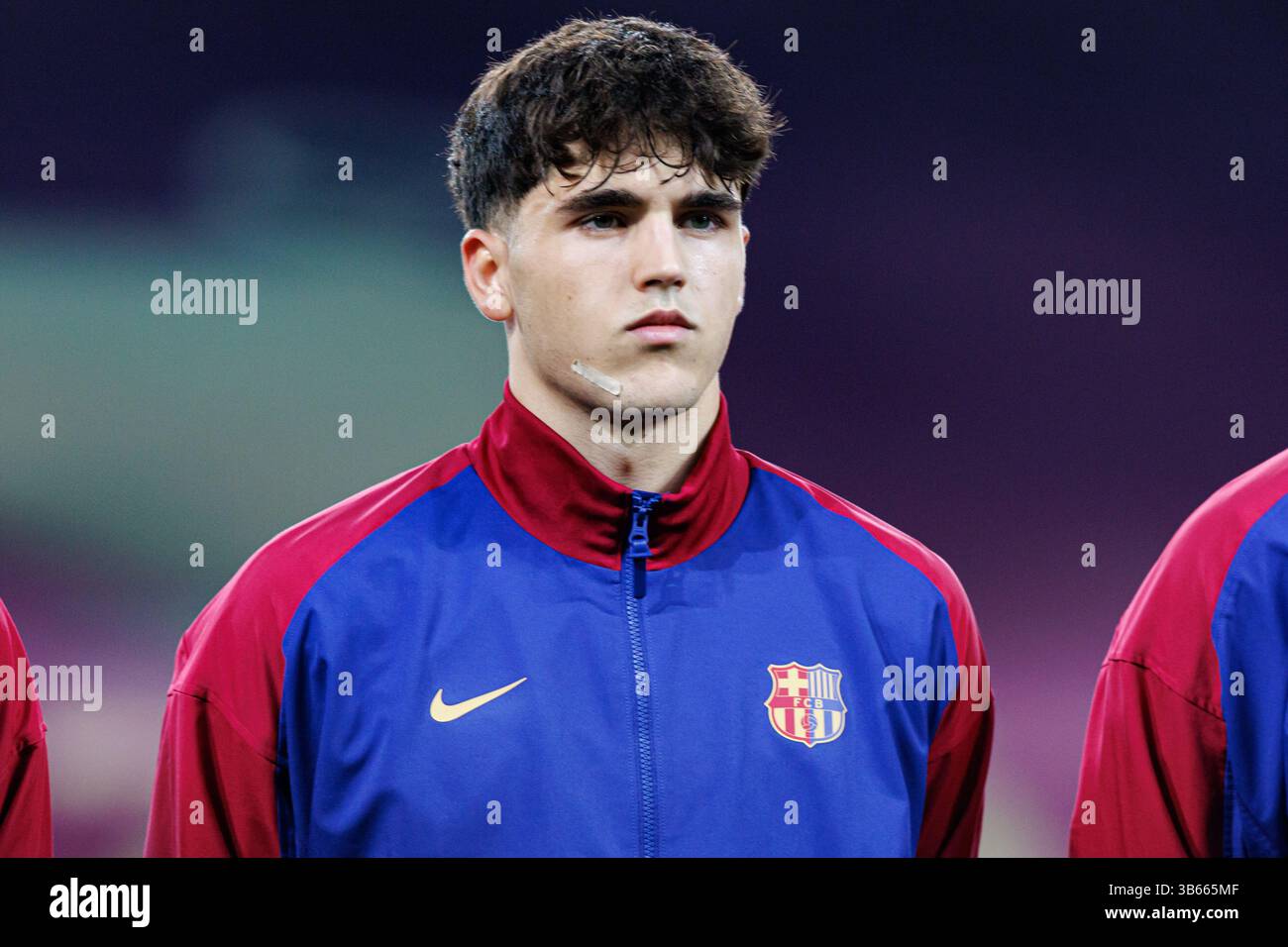 Barcelona, Spain - 04 30 2025: Pau Cubarsi seen during UEFA Champions ...