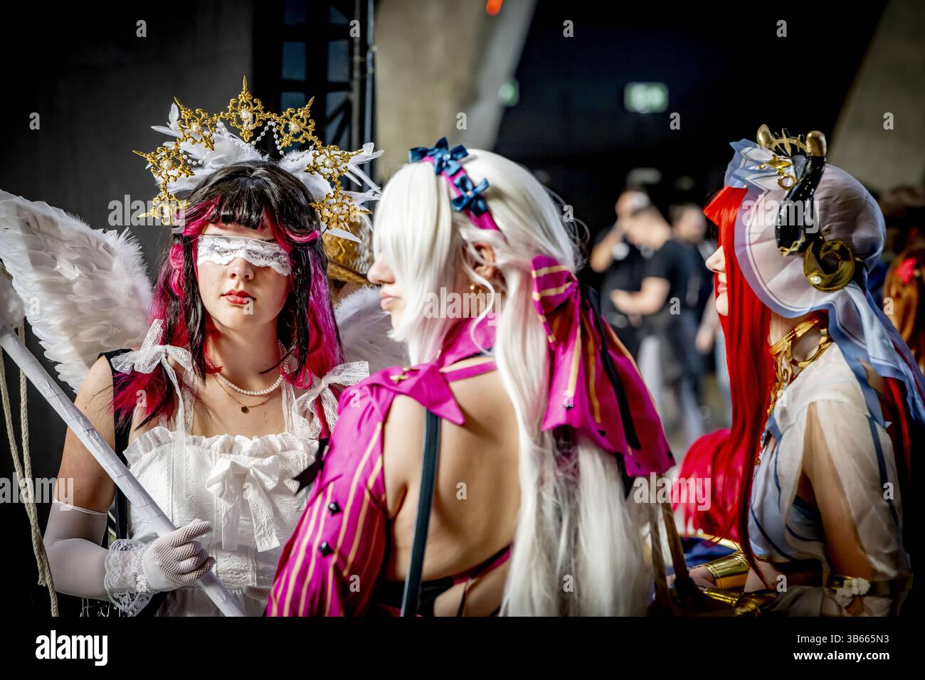 DEN BOSCH - Visitors during Comic Con Holland in the Brabanthallen. Comic Con Holland is an ...