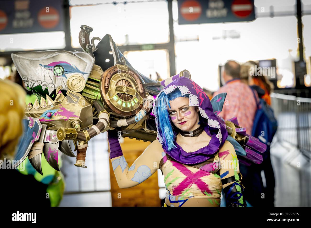 DEN BOSCH - Visitors during Comic Con Holland in the Brabanthallen ...