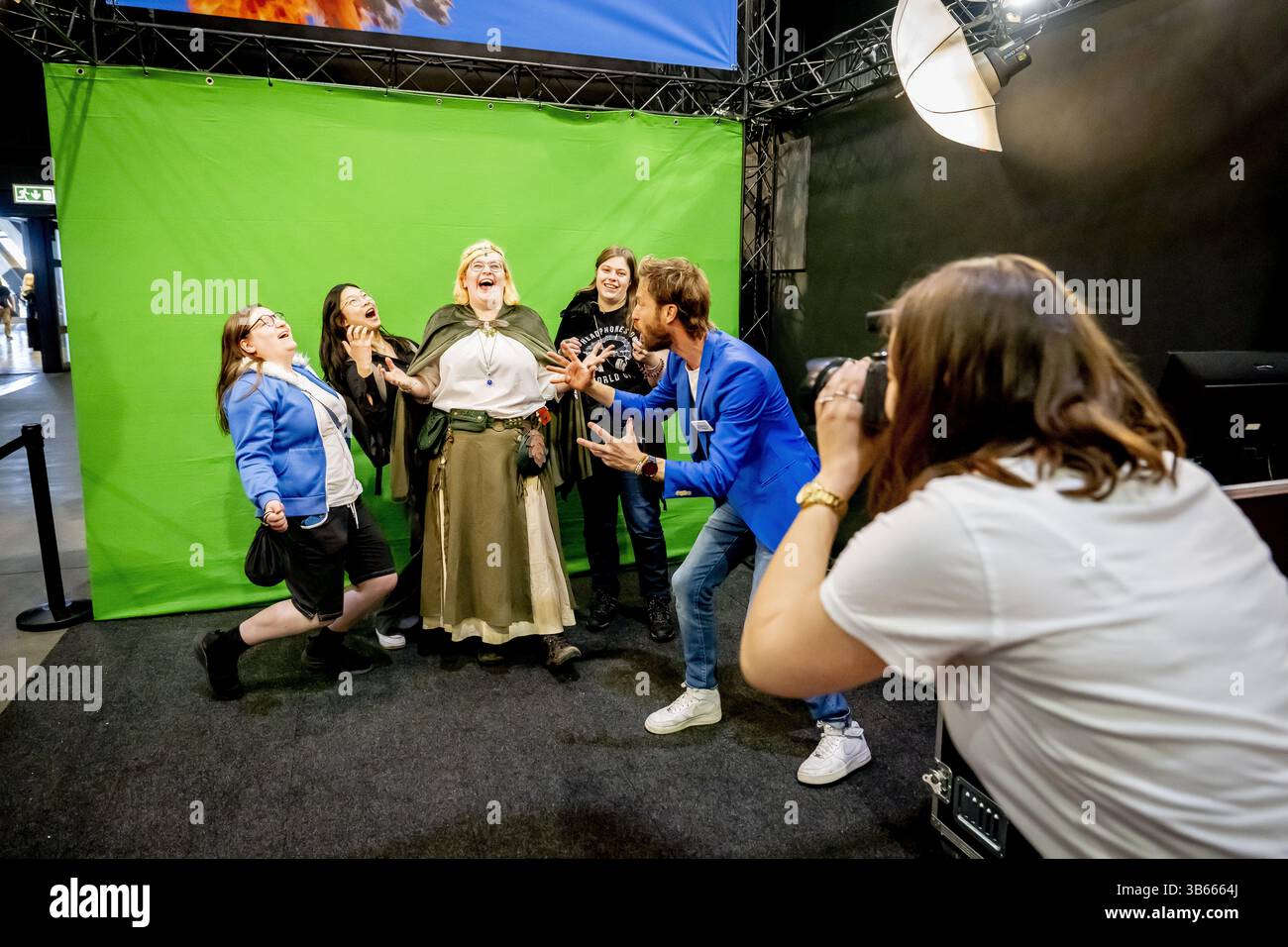 DEN BOSCH - Visitors during Comic Con Holland in the Brabanthallen ...