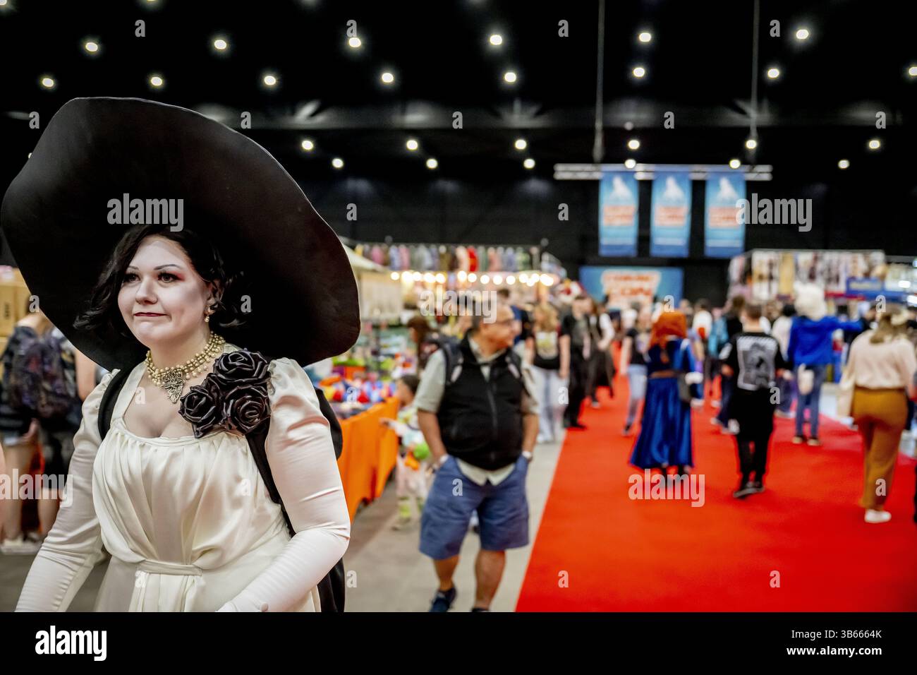 DEN BOSCH - Visitors during Comic Con Holland in the Brabanthallen ...