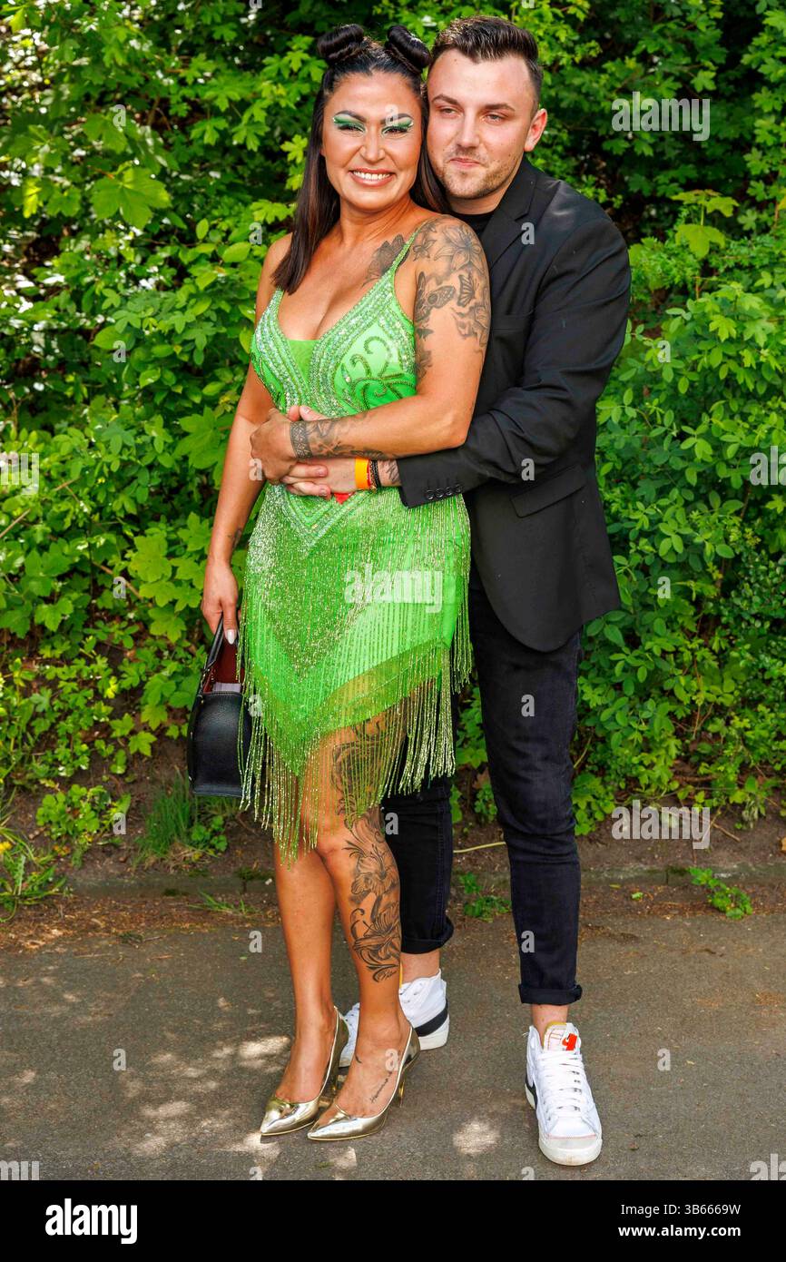 Philipp Bender, Jasmin Herren zu Gast auf dem Bild Renntag 2025 auf der ...