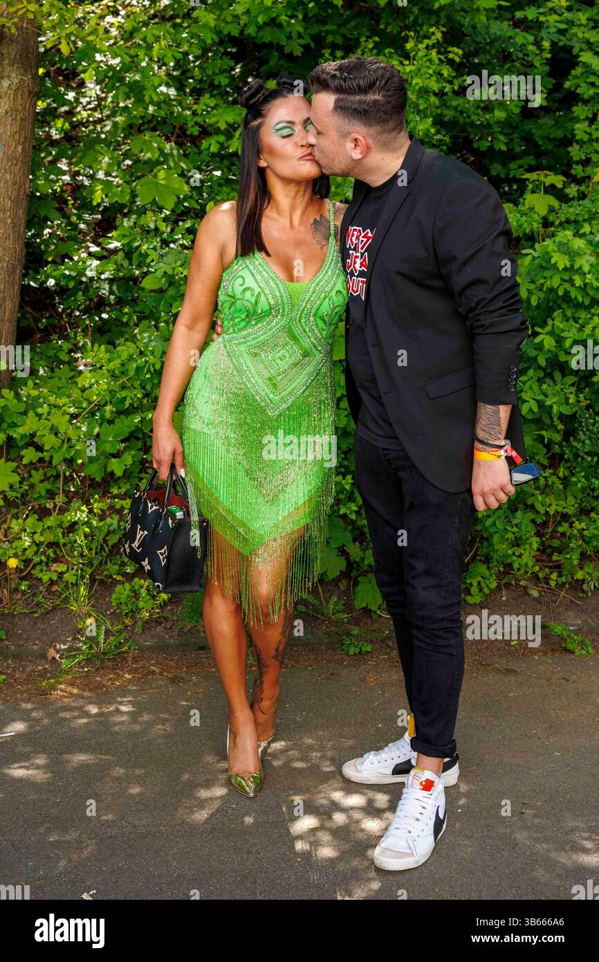 Philipp Bender, Jasmin Herren zu Gast auf dem Bild Renntag 2025 auf der ...