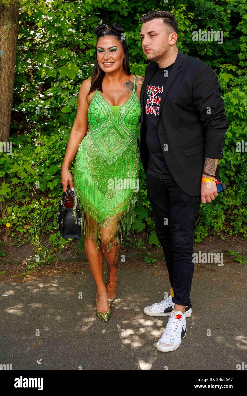 Philipp Bender, Jasmin Herren zu Gast auf dem Bild Renntag 2025 auf der ...