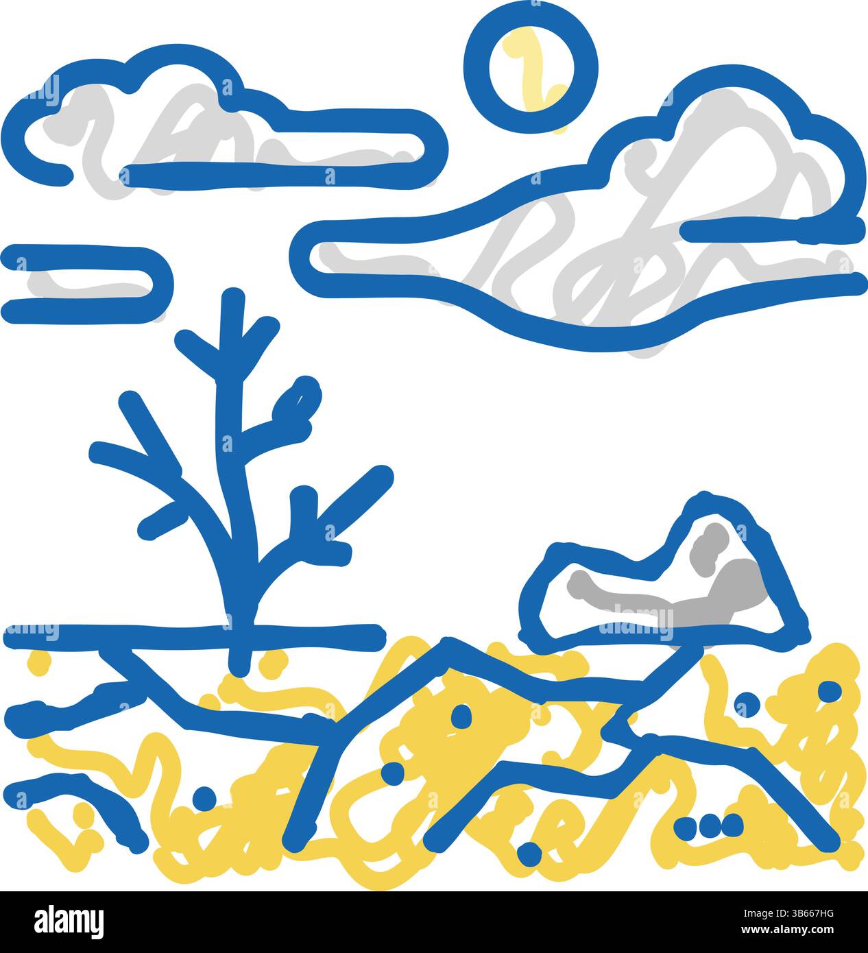 Barren city Cut Out Stock Images & Pictures - Alamy