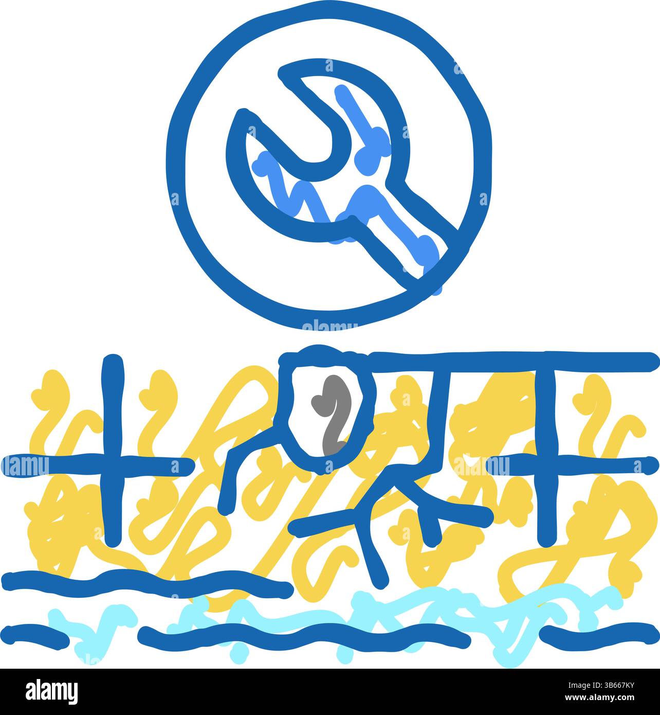 pool repair services icon doodle illustration Stock Vector Image & Art ...