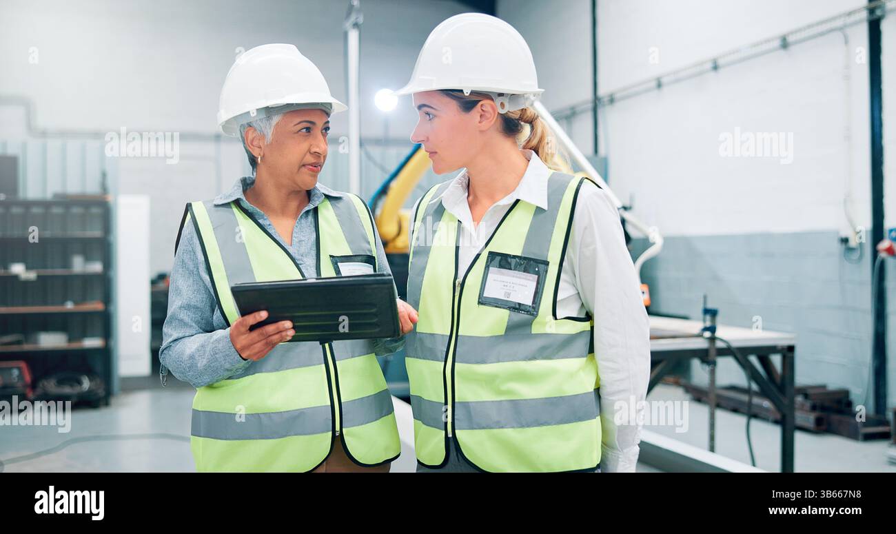Factory women conversation science woman hi-res stock photography and ...
