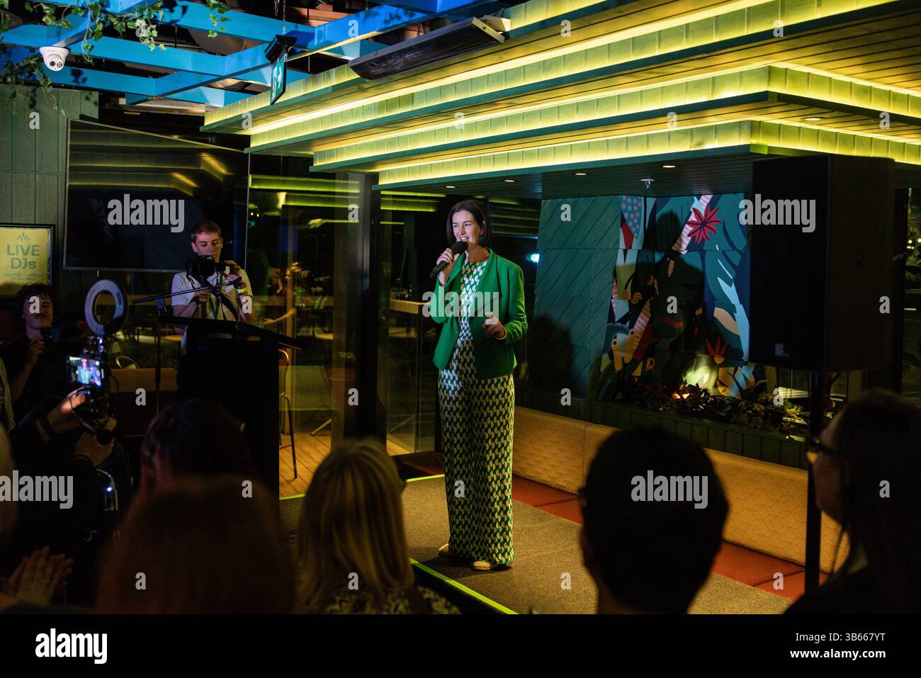 Melbourne, Australia. 03rd May, 2025. Australian Greens Ellen Sandell ...