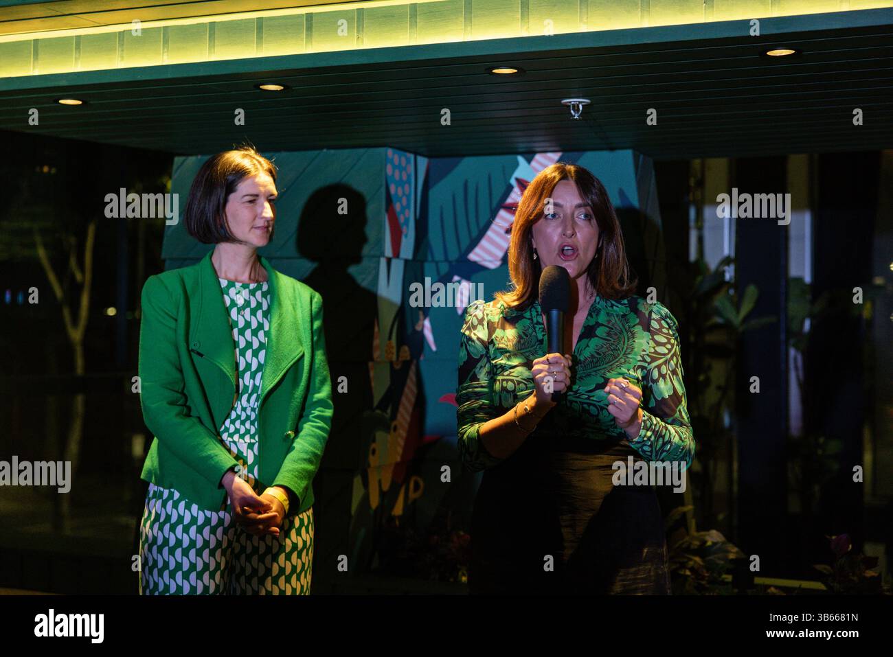 Melbourne, Australia. 03rd May, 2025. Australian Greens Ellen Sandell ...