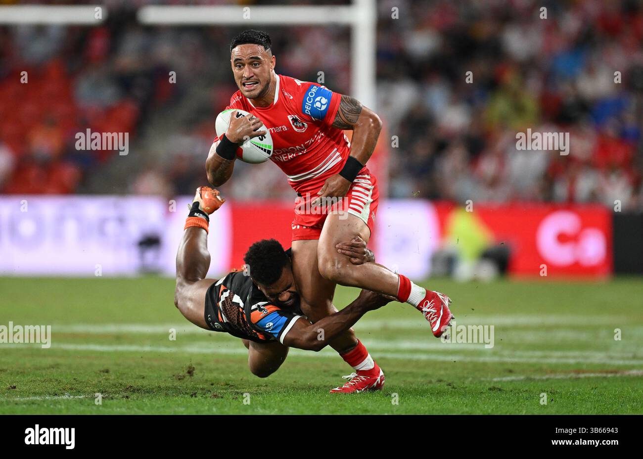 Brisbane, Australia. 03rd May, 2025. Valentine Holmes of the Dragons ...