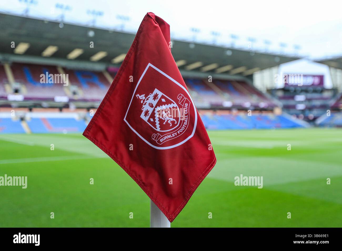 Burnley corner flag ahead of Sky Bet Championship match Burnley vs ...