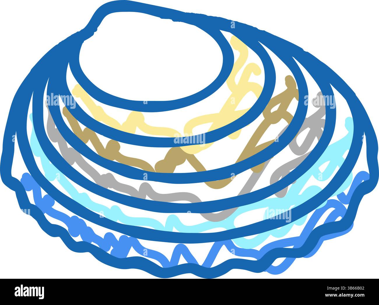 japanese cockle icon doodle illustration Stock Vector Image & Art - Alamy