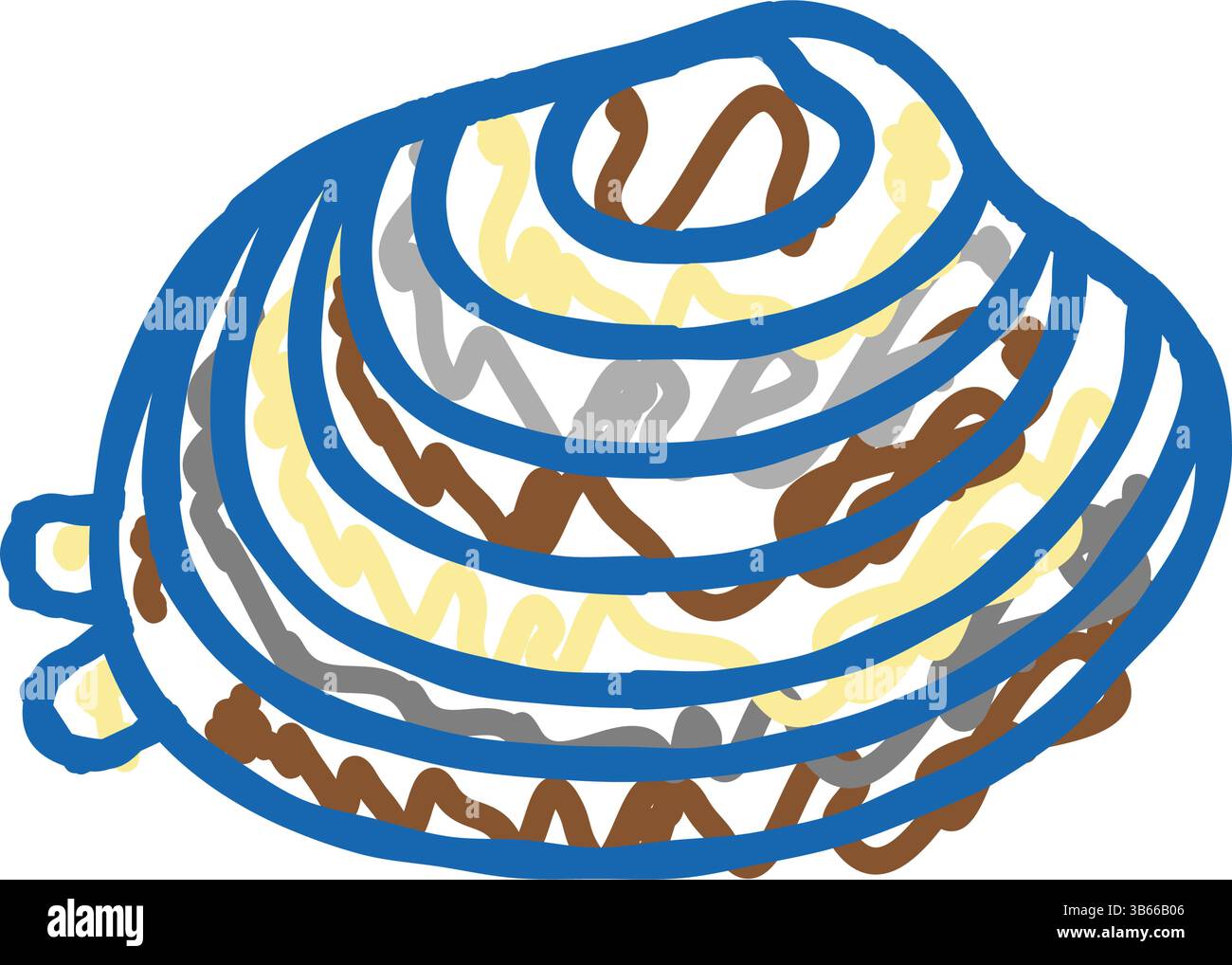 manila clam icon doodle illustration Stock Vector Image & Art - Alamy