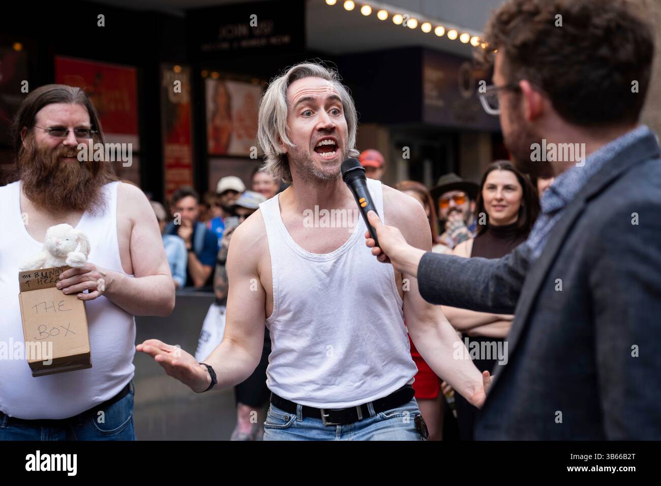 Contestant Patrick Doran is interviewed at the Nicolas Cage lookalike ...