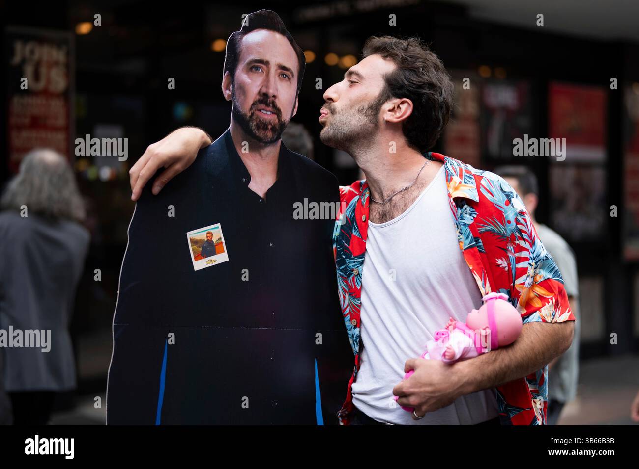 Daniel Breuer, winner of the Nicolas Cage lookalike event for the film ...